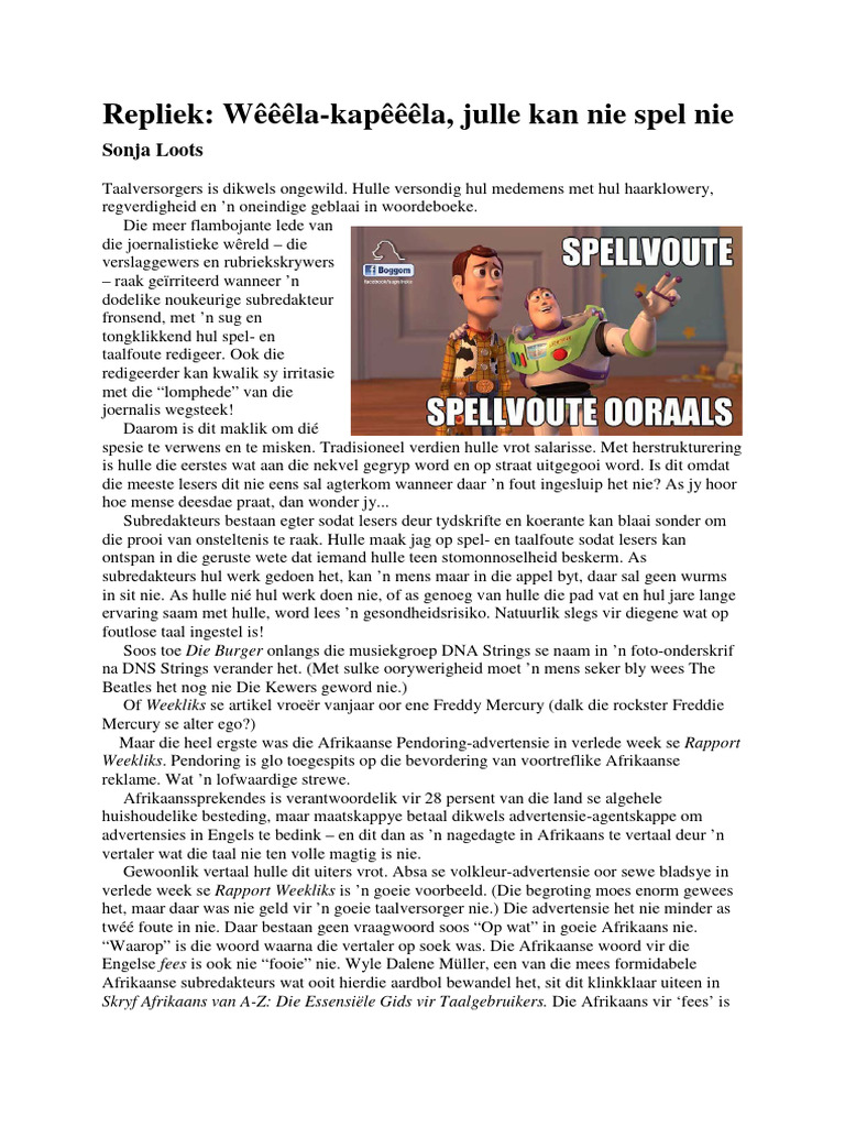 Die Burger Artikel - AFKM321 Opdrag 1 | PDF