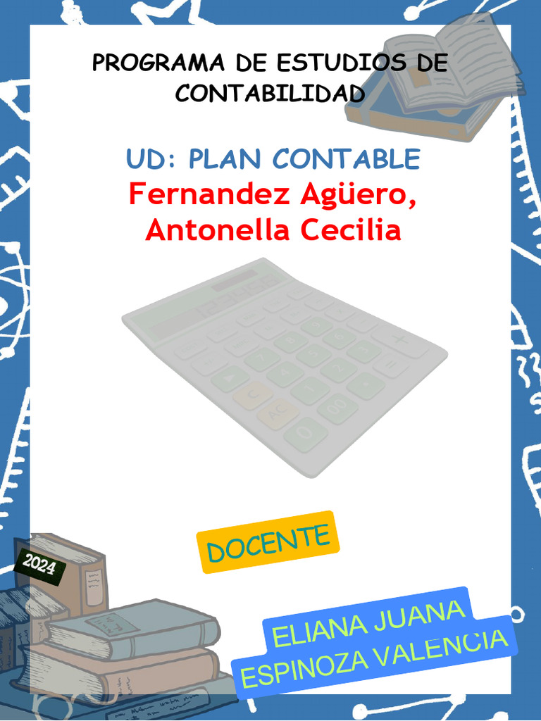 Caratula Plan Contable | PDF