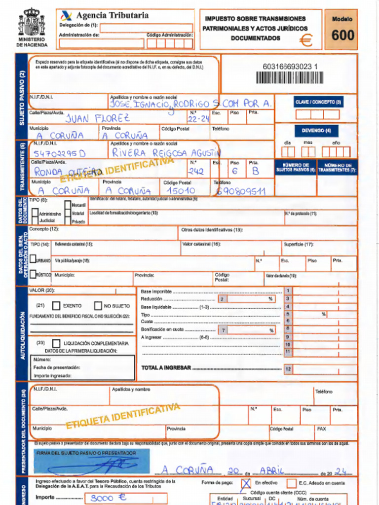 Modelo 600 | PDF