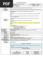 Annotated Math Lesson Plan for Grade 6 | PDF | Learning | Probability