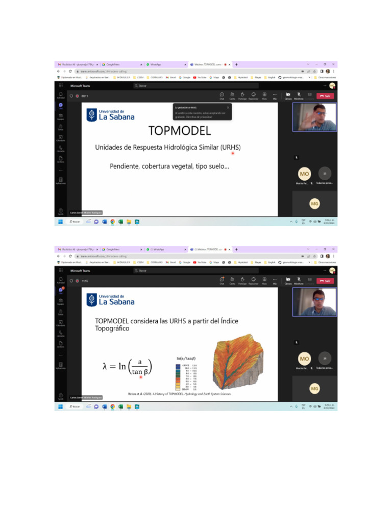 Webinar Topmodel | PDF