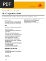 Sika® Injection-201 IN: Product Data Sheet | PDF | Viscosity | Pump