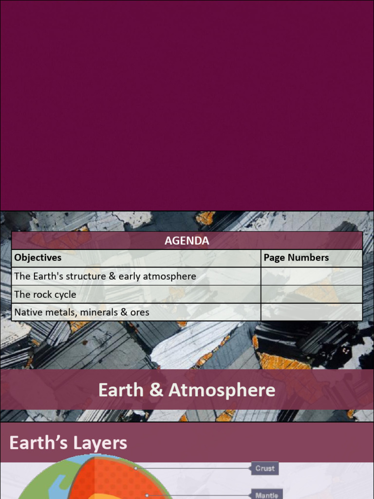 Earth Atmosphere | PDF | Rock (Geology) | Sedimentary Rock