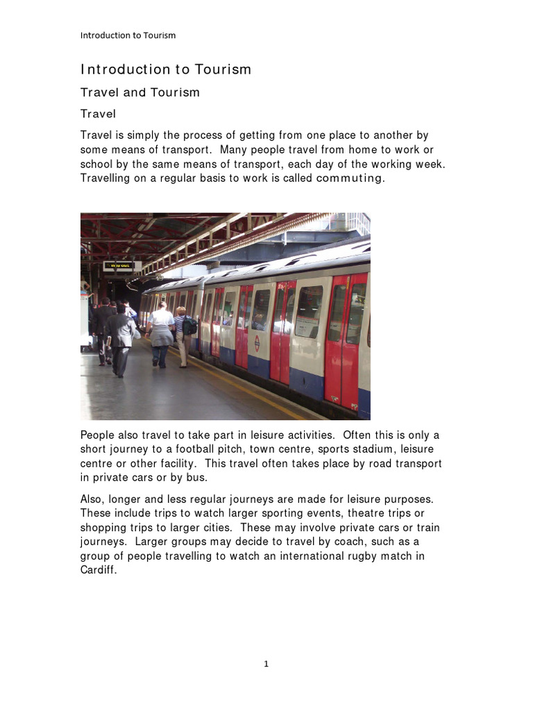 Overview of Tourism and Travel Concepts | PDF | Tourism | Low Cost Carrier