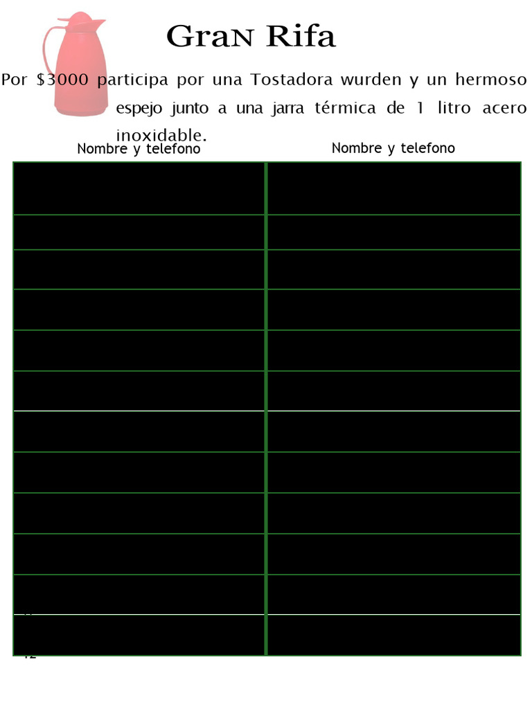 Participa en la GraN Rifa de Electrodomésticos | PDF