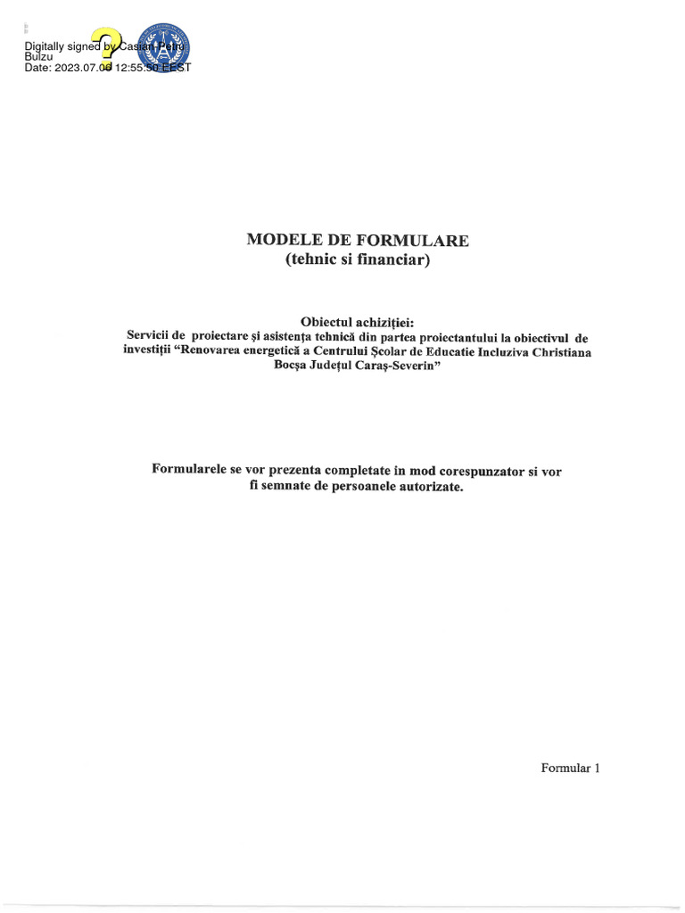 Formulare Signed | PDF