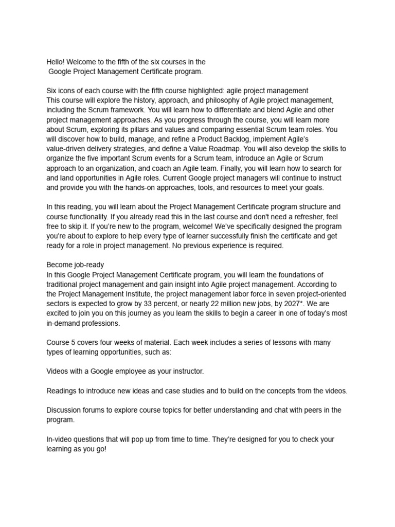 Agile Project Management Pdf Agile Software Development Project Management