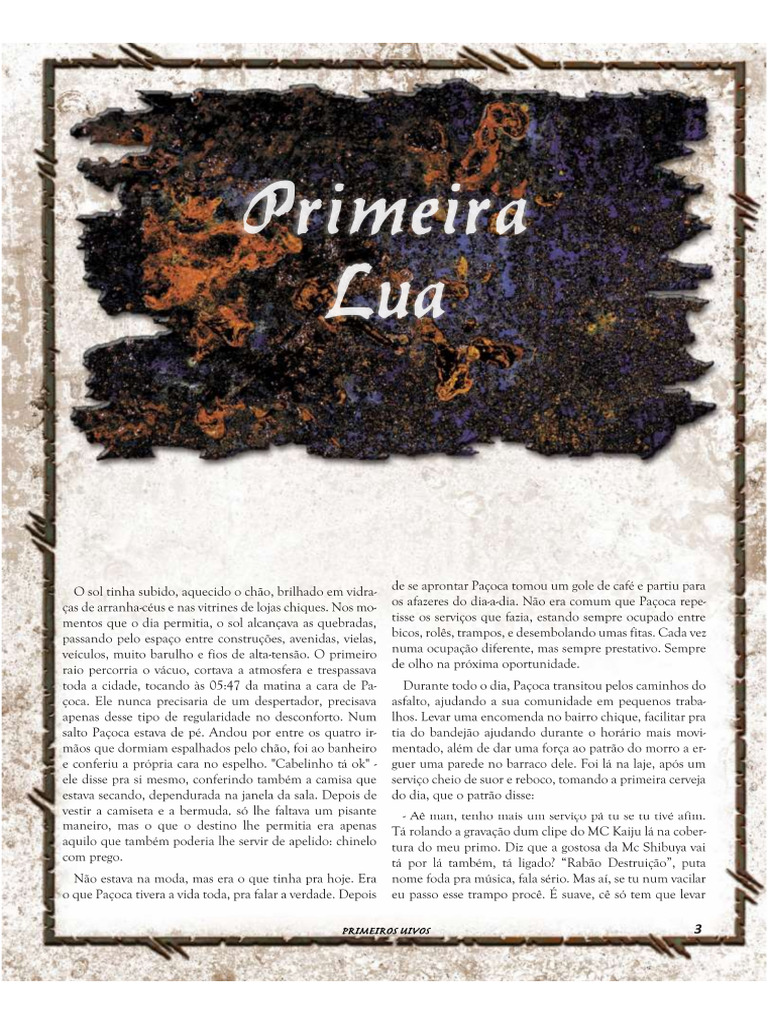 A PRIMEIRA LUA | PDF