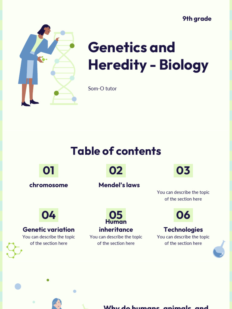 Genetics and Heredity - Biology - 9th Grade | PDF | Dominance (Genetics ...