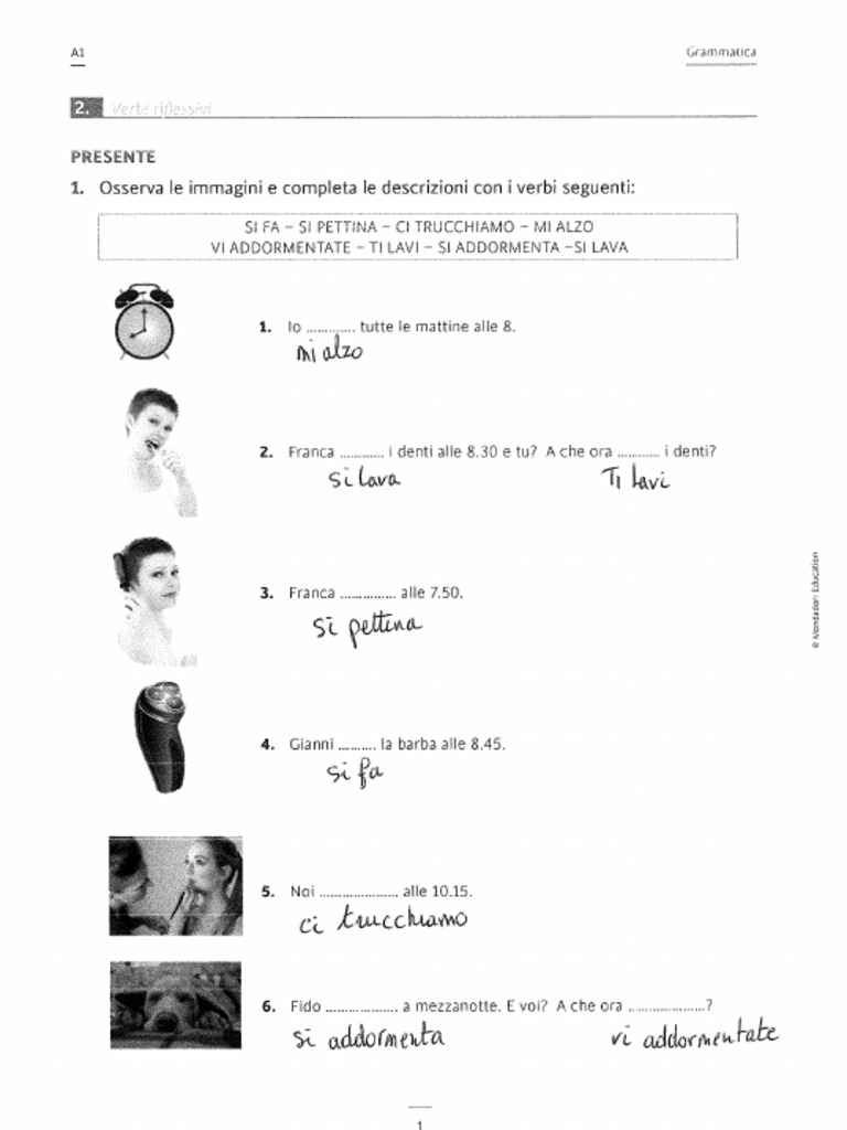 Exercice4 Italien | PDF
