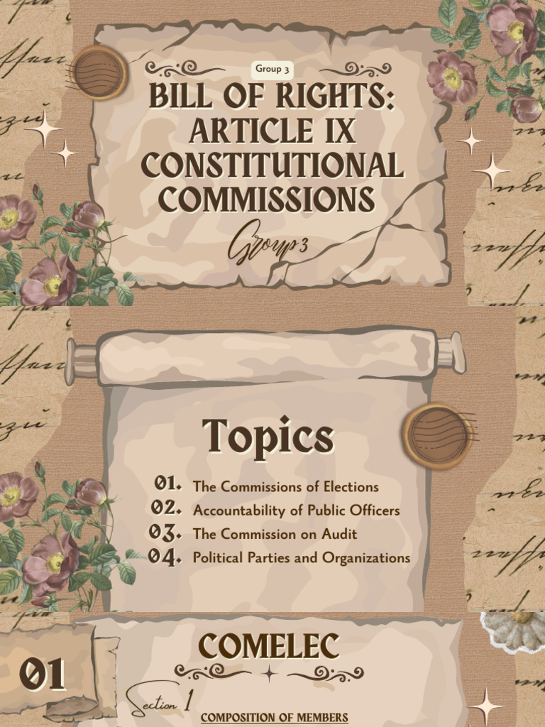 Overview of Philippine Constitutional Commissions | PDF | Impeachment ...
