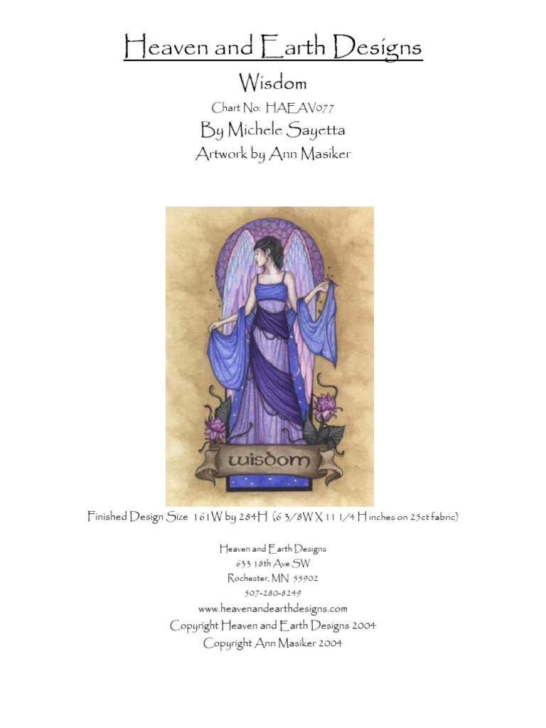 Ann Masiker-Angel Virtues HAEAV-077 Wisdom | PDF
