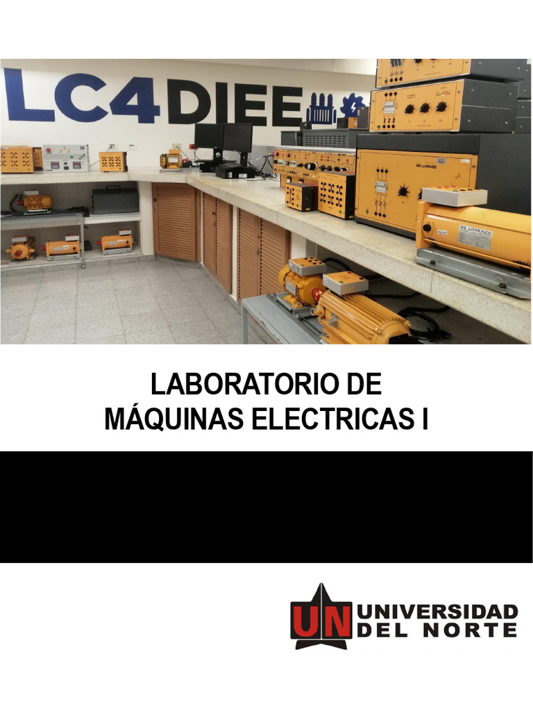 Lab Maquinas Electricas 2024 | Descargar gratis PDF | Generador eléctrico | Corriente eléctrica