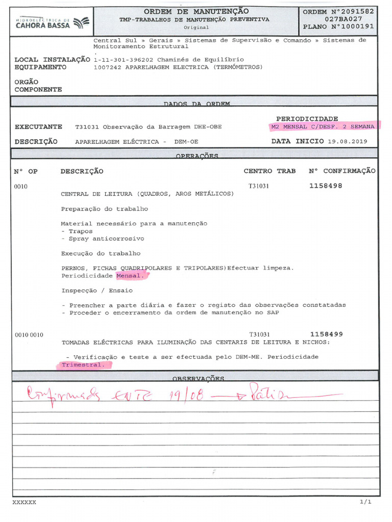 4-3 Exemplo2 - Roteiro - Manutencao | PDF