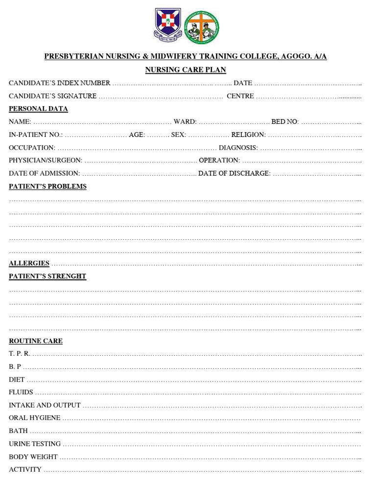 Presbyterian Nursing Care Plan | PDF | Patient | Nursing