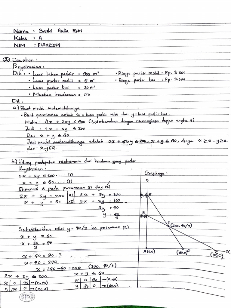 Uts Matdas A Saski Aulia Putri F1a021034 Pdf