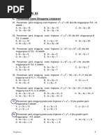 Latihan Soal Mat Wajib Kela XII (Transformasi Fungsi) | PDF