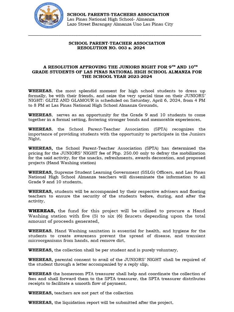 Juniors Night Draft | PDF