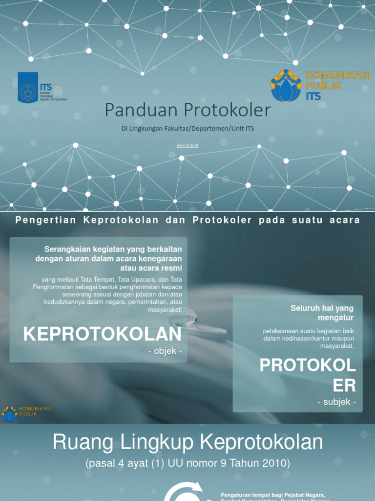 Panduan Keprotokolan ITS | PDF