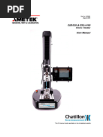 Chatillon DFE Series Manual | PDF | Battery Charger | Rechargeable Battery