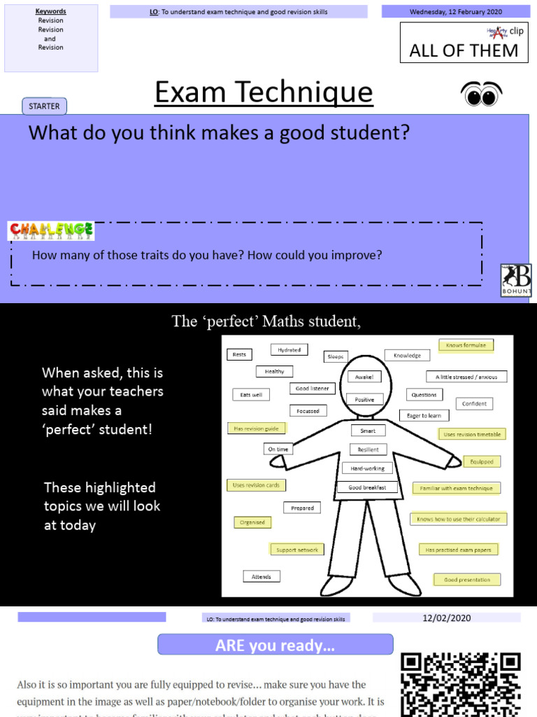 KS4 Exam Technique | PDF