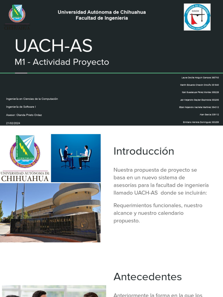 UACH-AS Presentación | PDF | Software | Informática