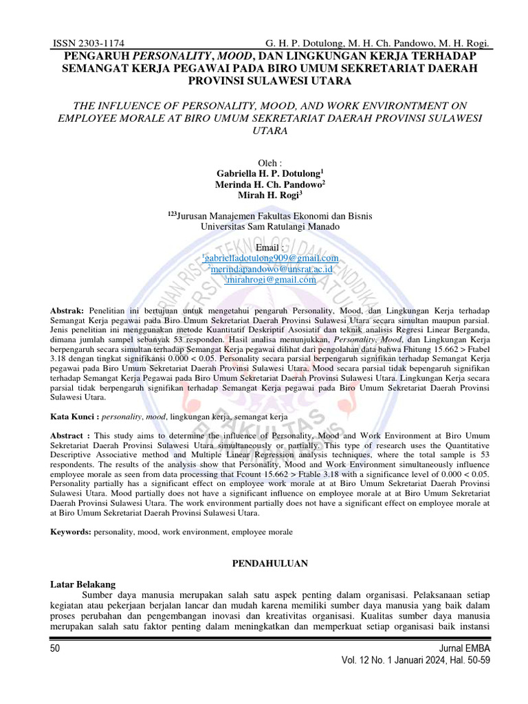 Dotulong Et Al 2024 | PDF | Karier & Perkembangan