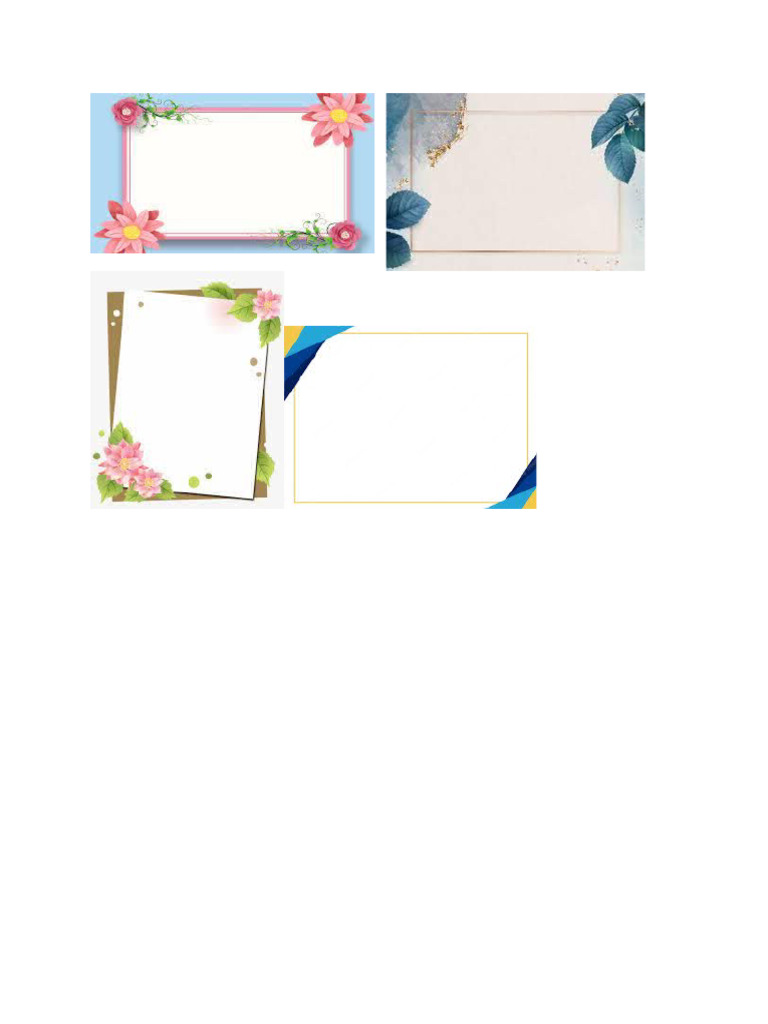 Boarder Design | PDF