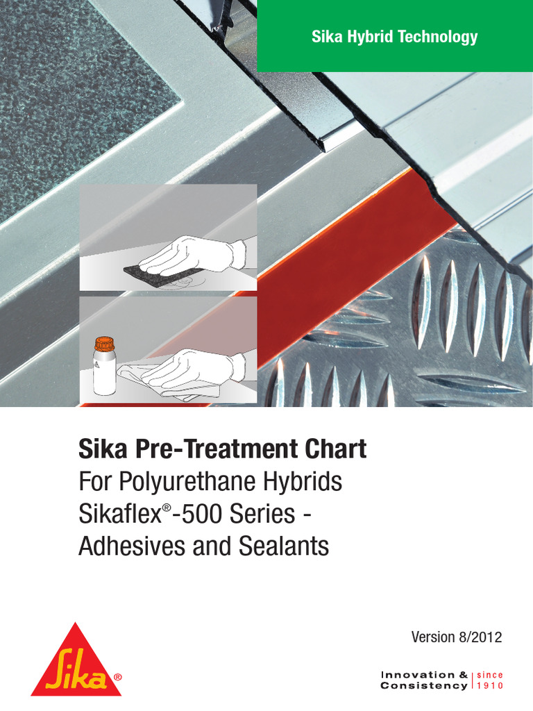 Sika Pre-Treatment Chart - Hybrid | PDF | Paint | Epoxy
