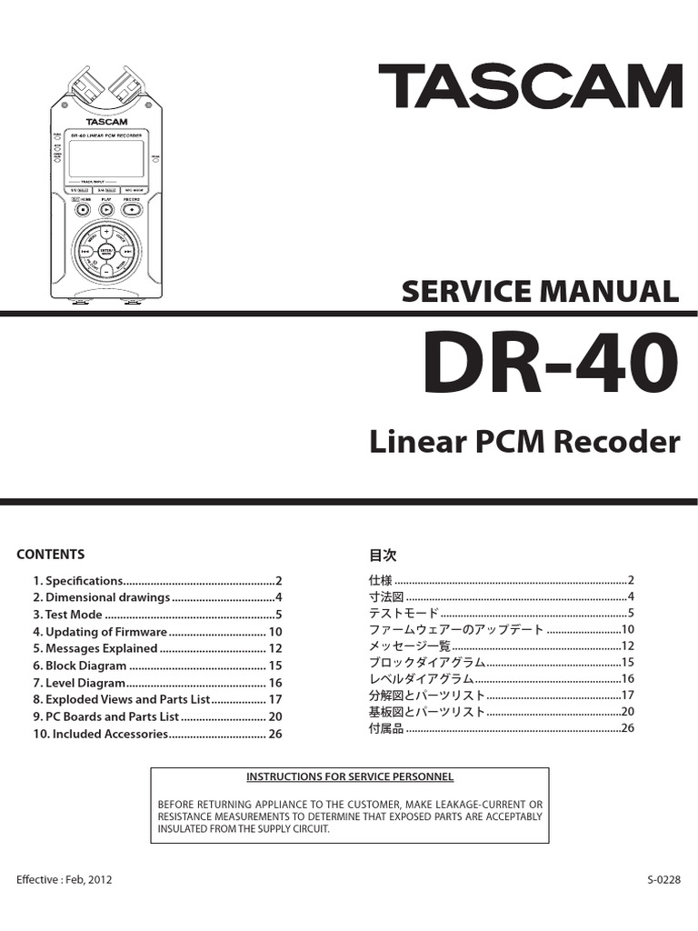 DR-40 SM | PDF