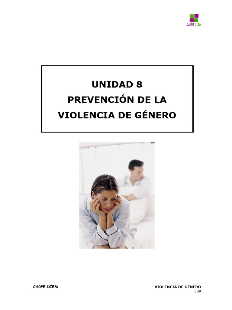 Prevención de la Violencia de Género | PDF | La violencia contra las ...