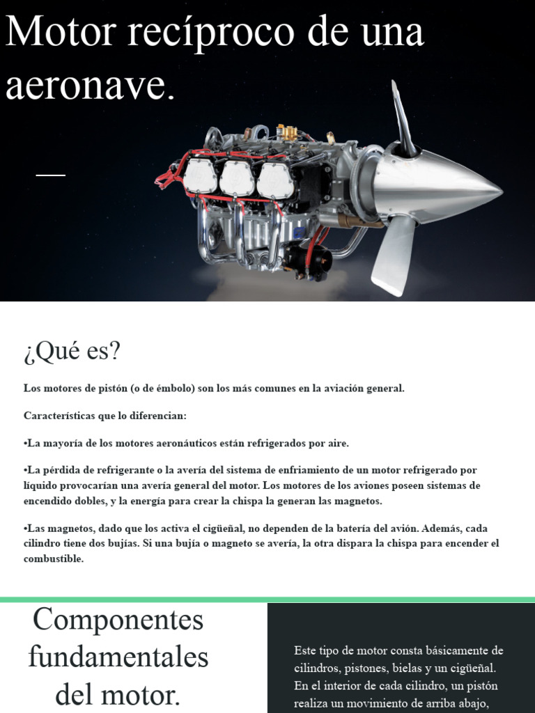 Motor Recíproco | PDF | Pistón | Motores