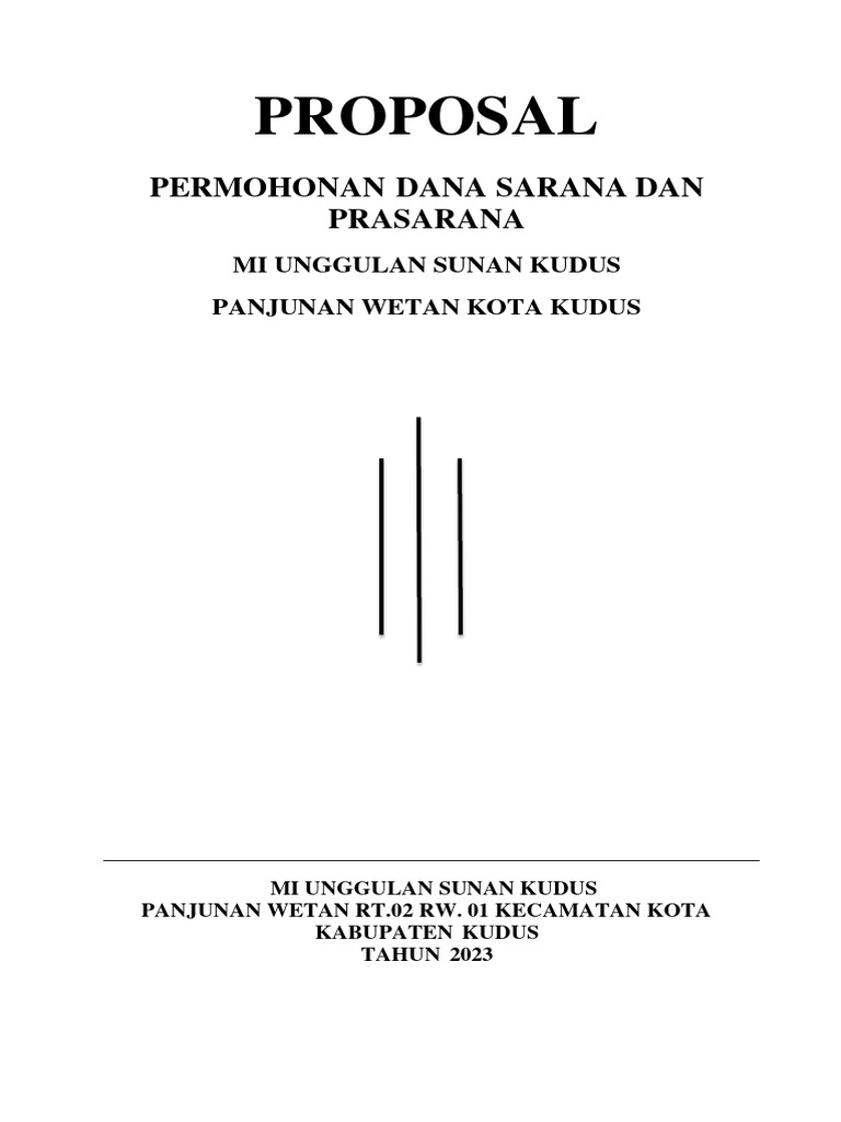 Contoh Proposal Pembangunan Gedung Sekolah | PDF