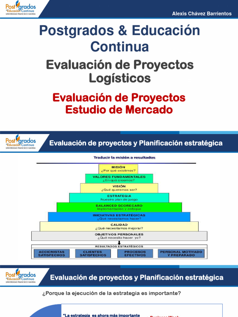 Evaluación de Proyectos. El Estudio de Mercado | PDF | Mercado ...