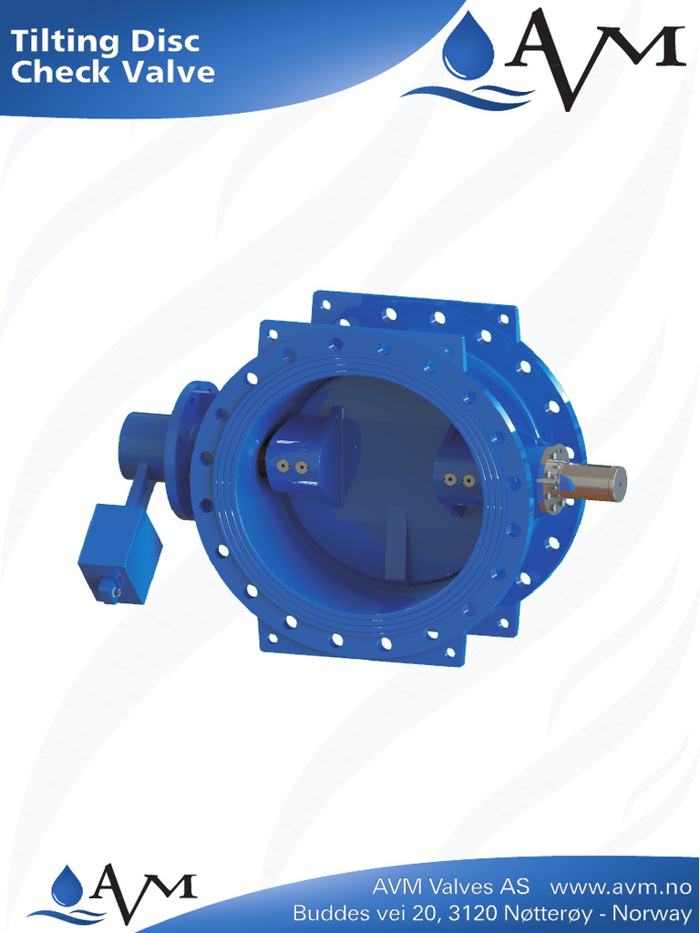AVM Tilting Disc Check Valve Overview | PDF | Valve | Mechanical ...
