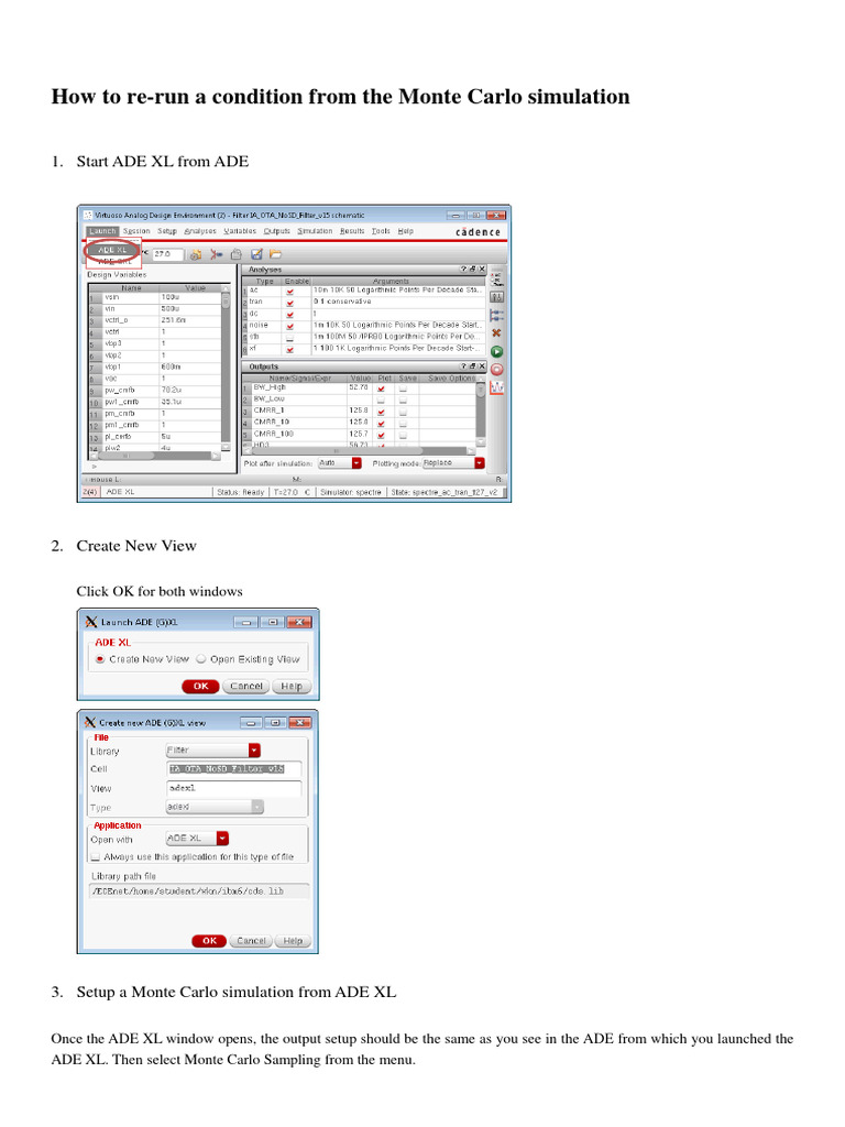 Process and Mismatch Reappear Tutorial - Kainan Wang | PDF | Monte Carlo Method | Applied ...