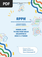 Modul Ajar RPPH TK B 5 6 Tahun Kurmer Smt2 Minggu 01 FREE | PDF