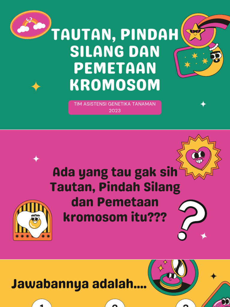 Pemetaan Kromosom dan Tautan Gen | PDF