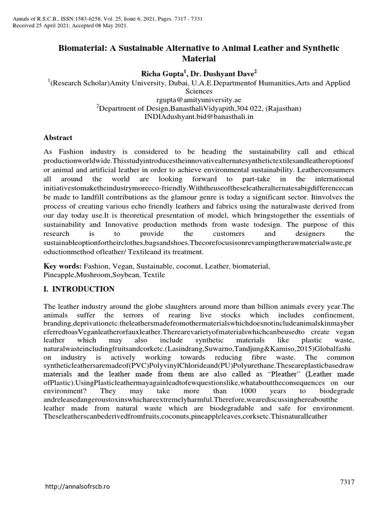 6882-Article Text-12309-1-10-20210603 | PDF | Sustainability | Textiles