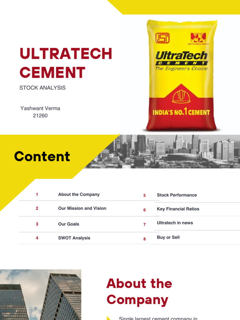 Ultratech Cement: 2030 Price Target Analysis | PDF | Stocks | Valuation ...