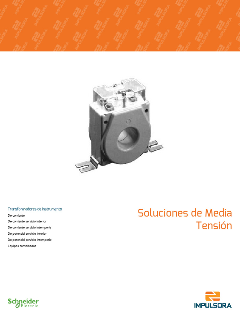 Soluciones de Media Tensin Transformadores de Instrumento | PDF | Transformador | Frecuencia
