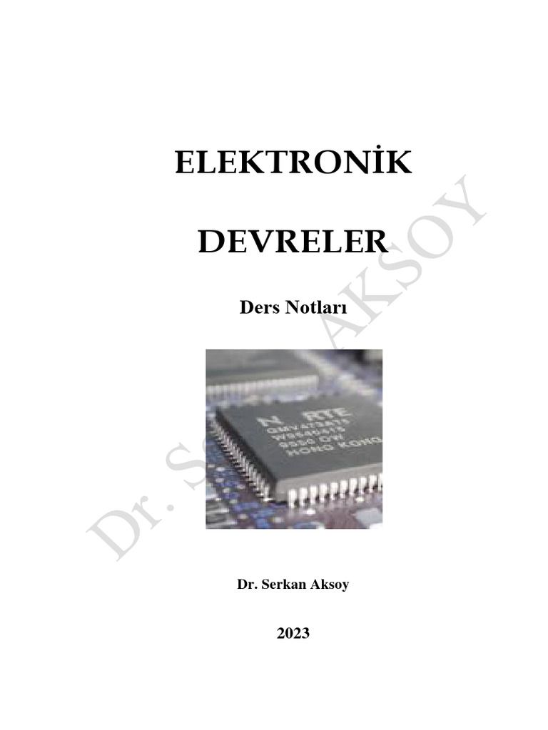 Elektronik Devreler I - 2023 | PDF