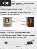 Big Five Kinematics Equations | PDF | Velocity | Acceleration