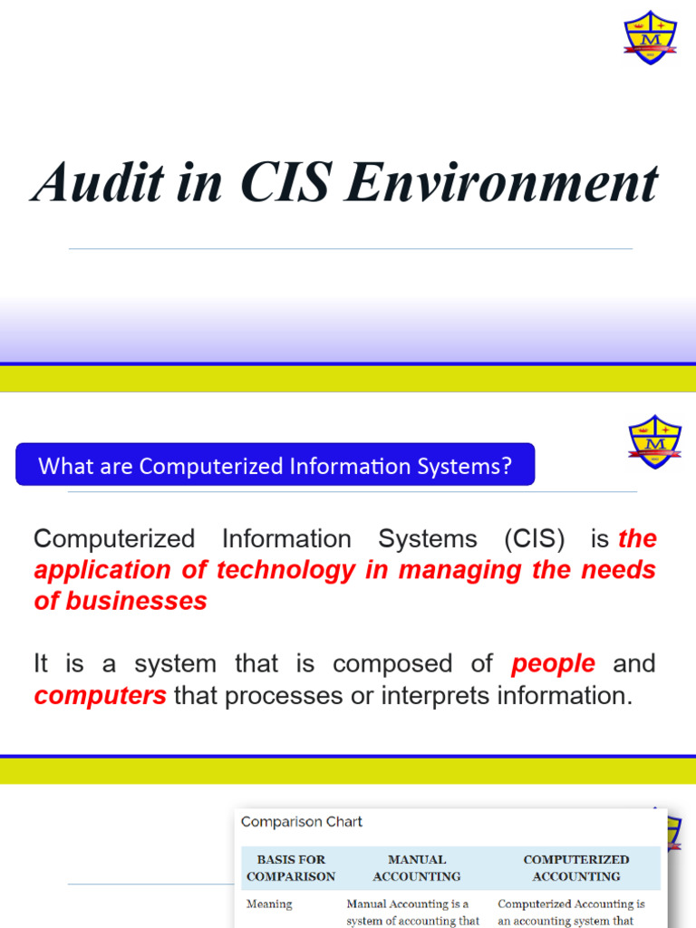 Chapter 7 Characteristics of CIS Environment Part 1 2 | PDF | Programming | Computer Program