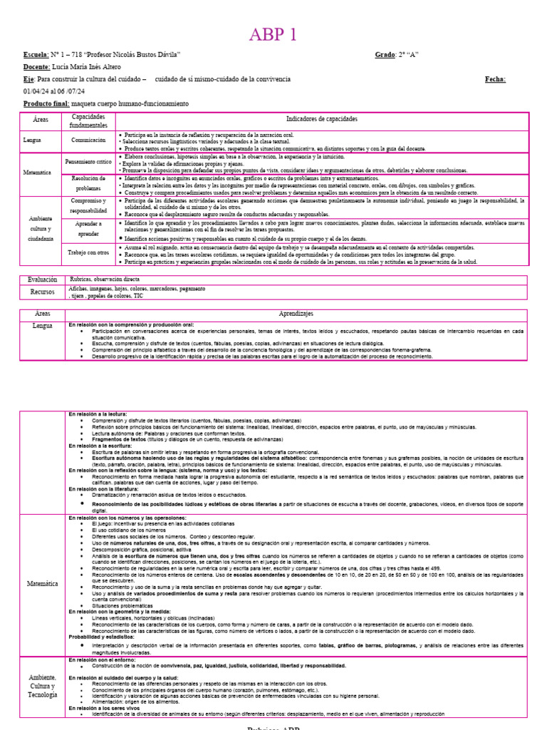 Abp 2 - Segundo | PDF | Escritura