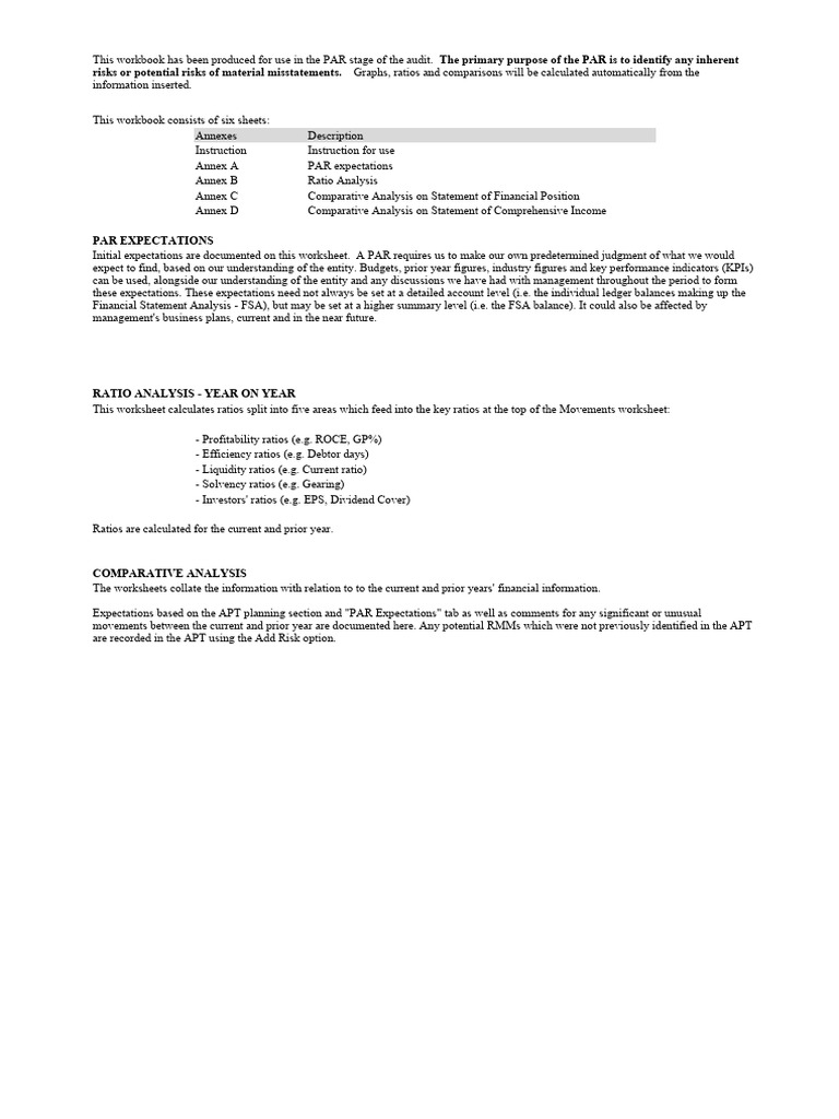 Preliminary Analytical Review-Partial | PDF | Expense | Net Income