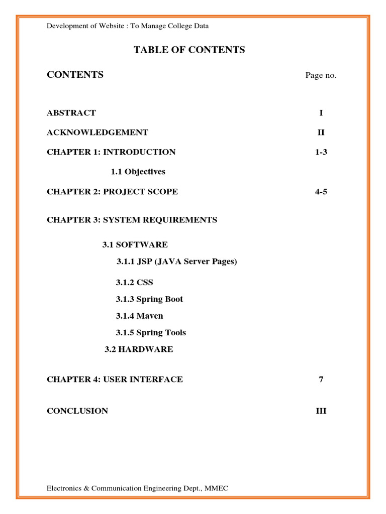 Table of Contents | PDF | Databases | Data