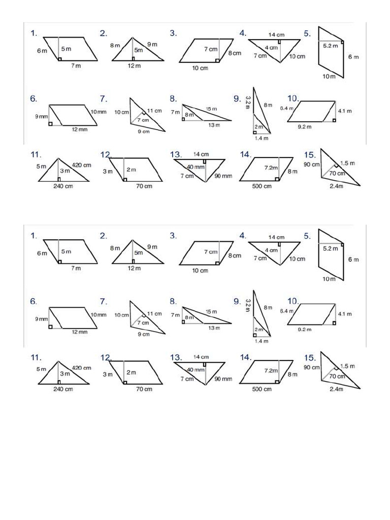 Lesson 2 - Area Basic Shapes 1 | PDF