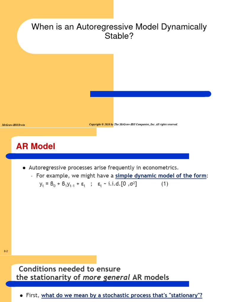 When Is An Autoregressive Model Dynamically Stable - IInd Sem 23-24 ...