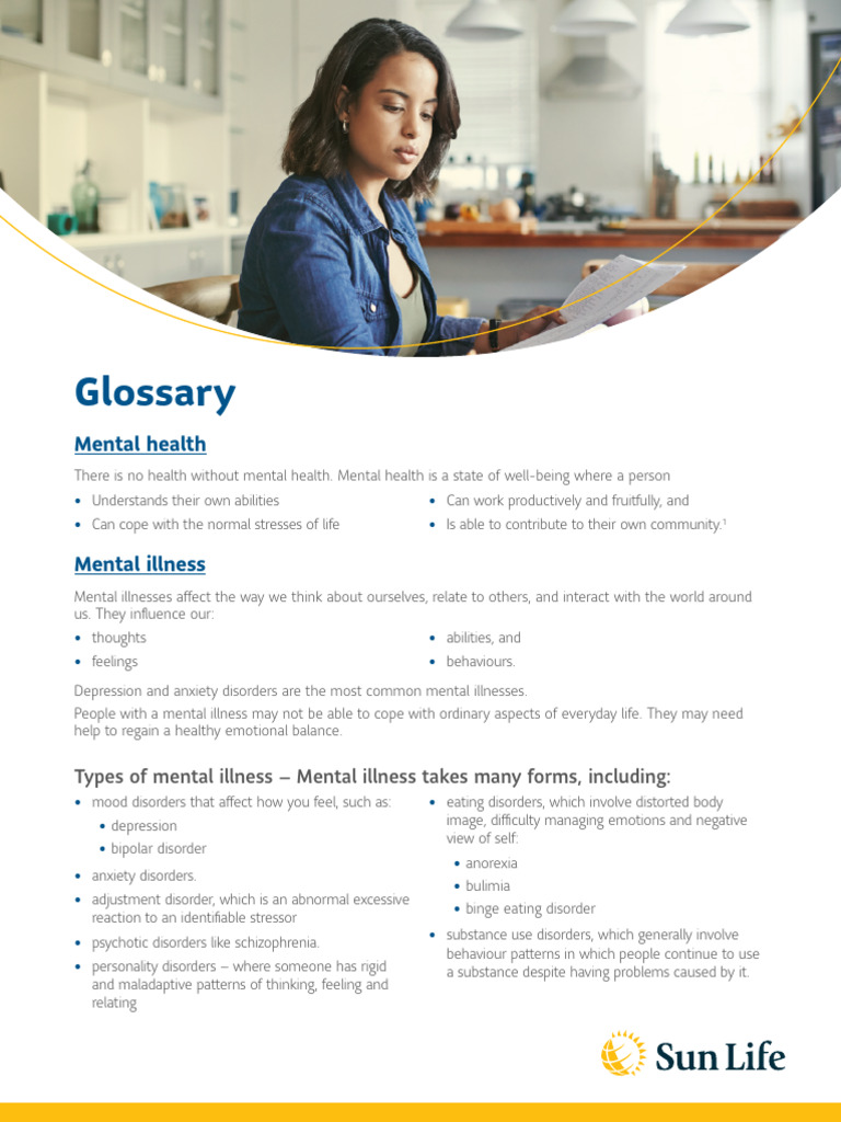 Mental Health and Workplace Wellness Guide | PDF | Mental Disorder ...